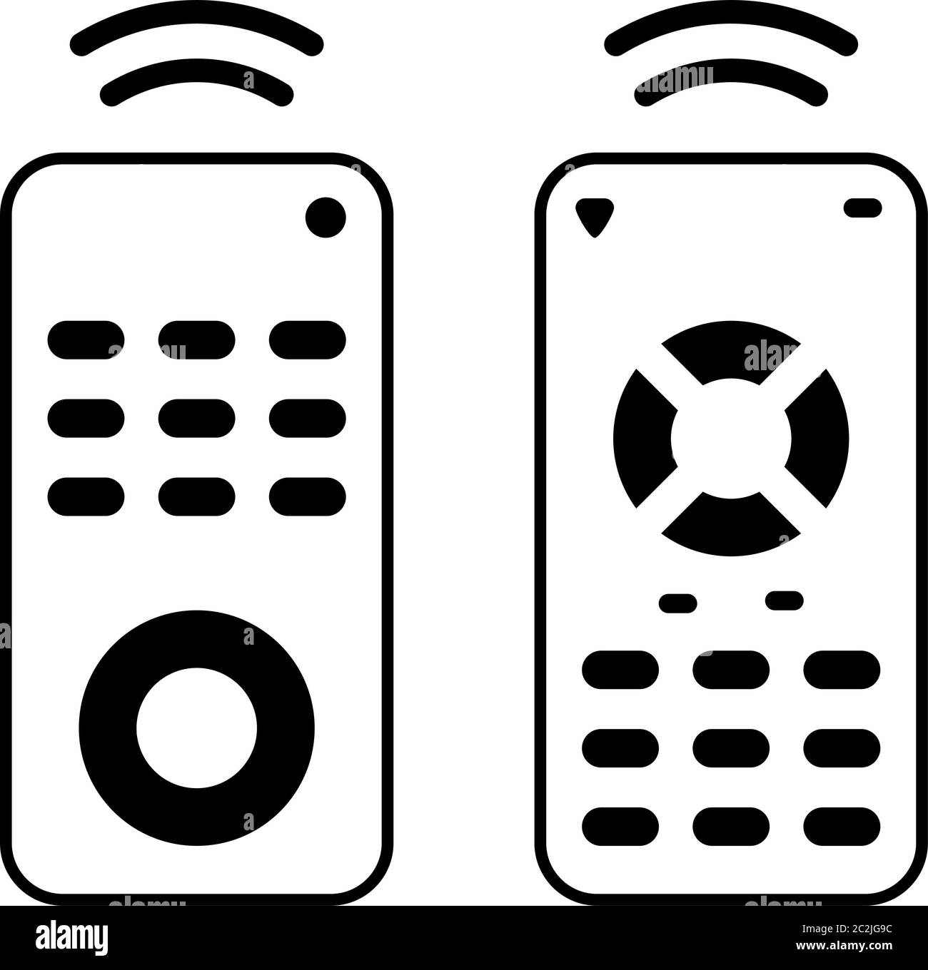 Remote Icon, Remote Vector Art Illustration Stock Vector Image & Art ...