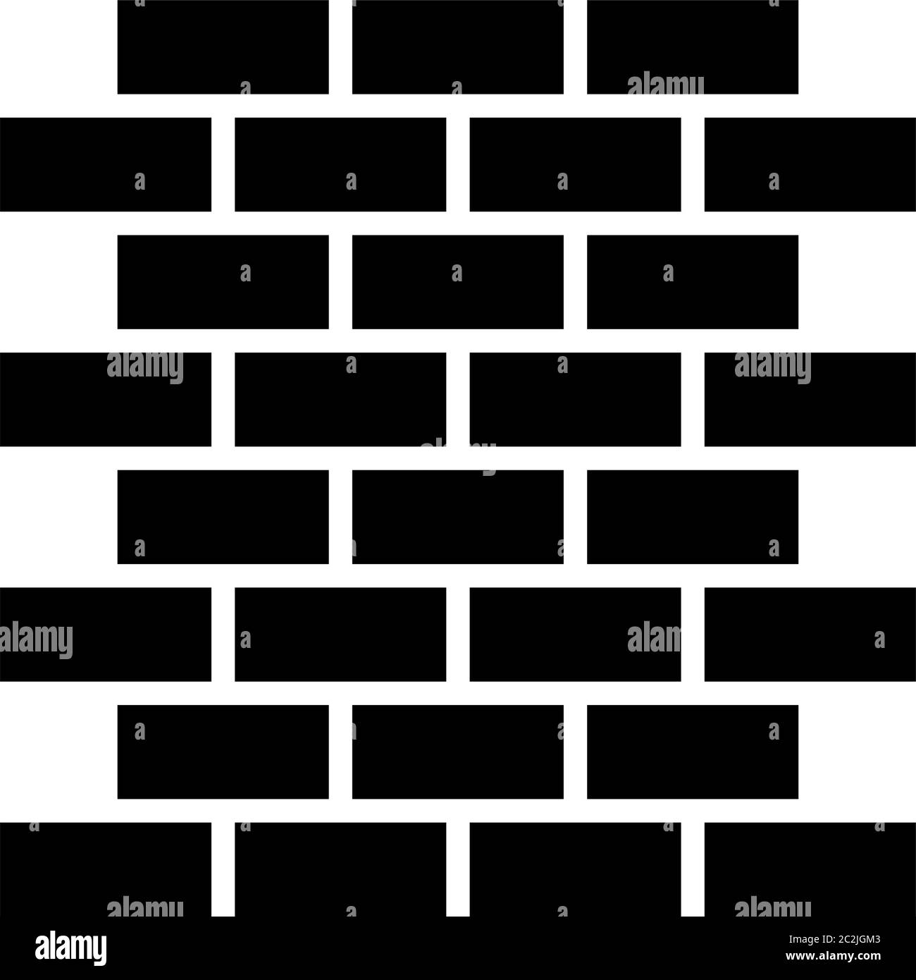 Brick Icon, Brick Vector Art Illustration Stock Vector Image & Art - Alamy