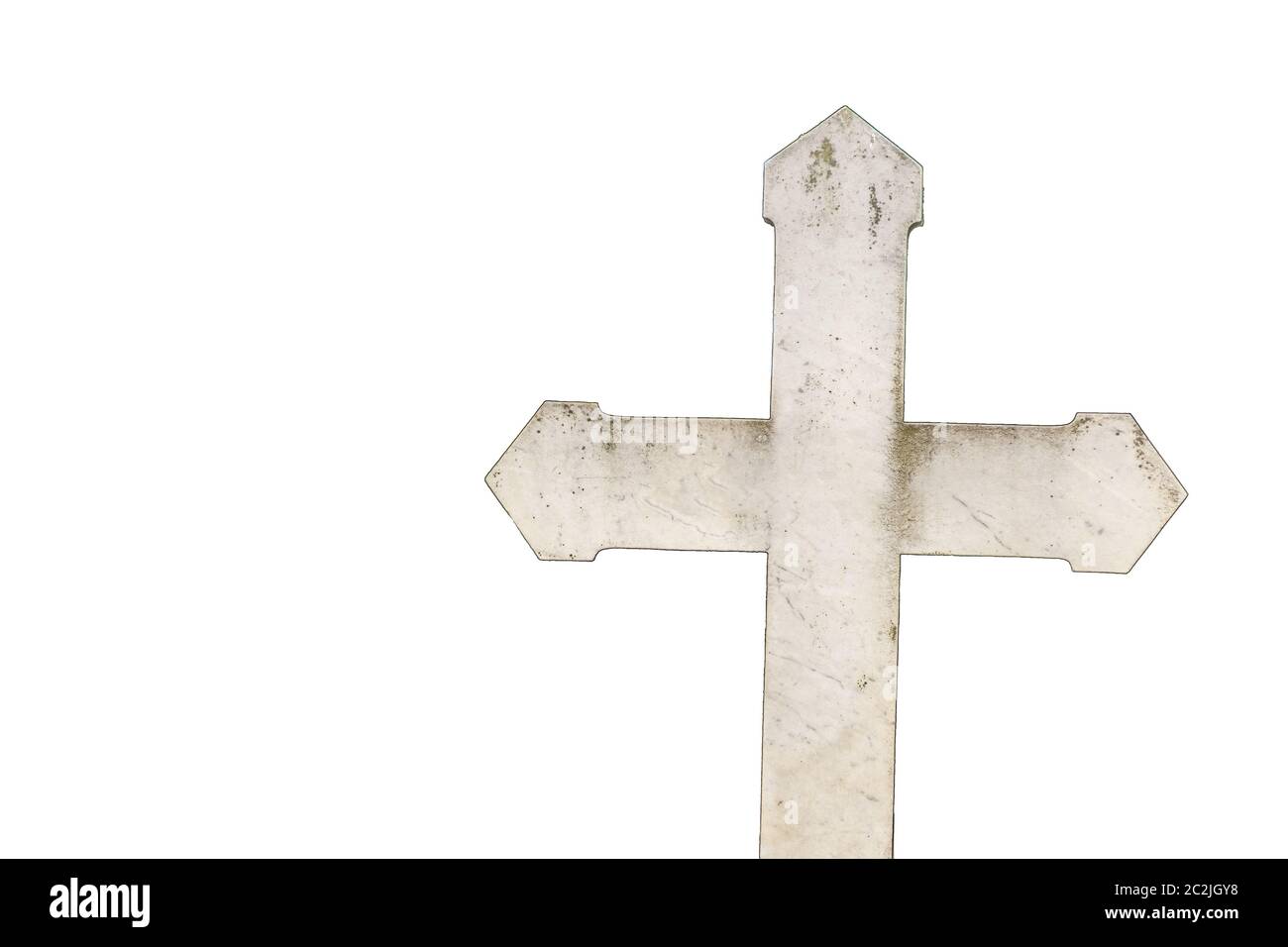 White Cross Isolated Photo Stock Photo - Alamy