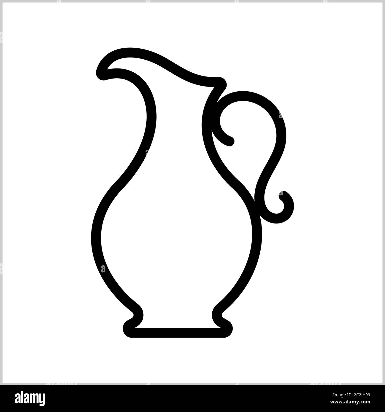 Jug Icon, Jug Vector Art Illustration Stock Vector Image & Art - Alamy