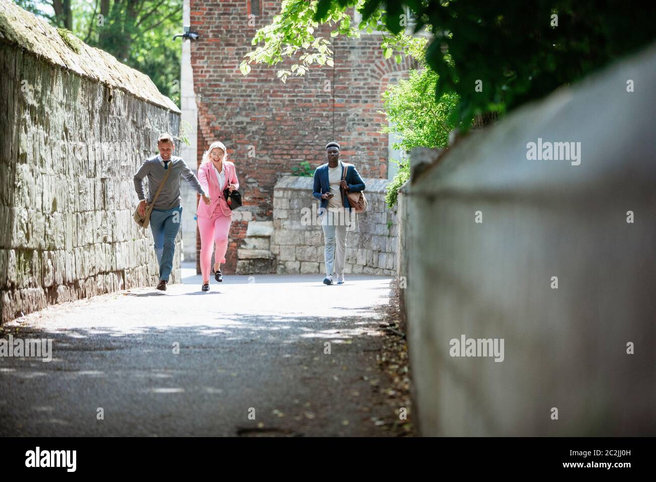 Adults running towards camera hi-res stock photography and images - Alamy