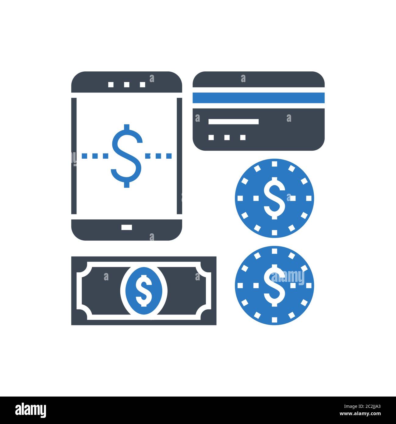 Payment methods graphic Cut Out Stock Images & Pictures - Alamy