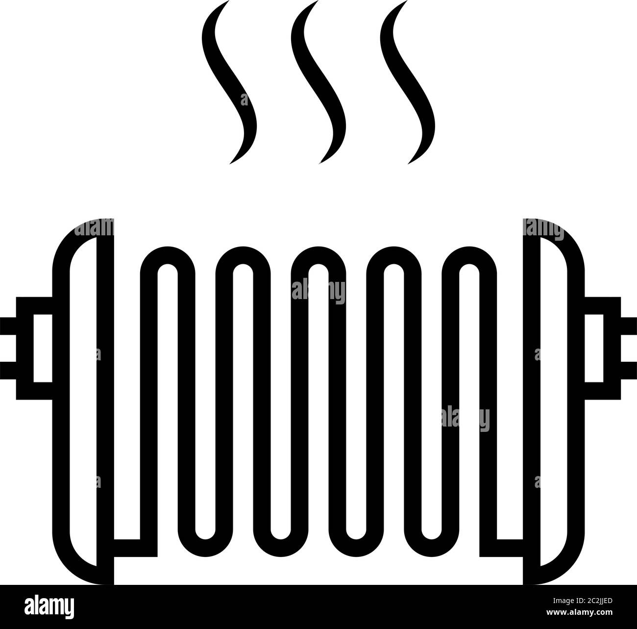 Heater Icon, Heater Vector Art Illustration Stock Vector Image & Art ...