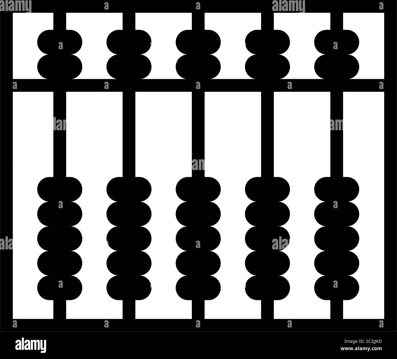 Abacus Icon, Abacus Vector Art Illustration Stock Vector Image & Art ...