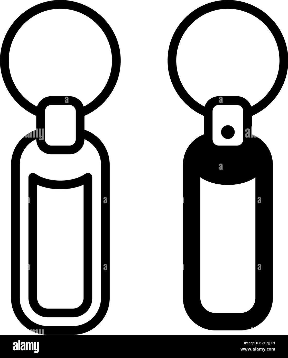 Key Chain, Key Ring Vector Art Illustration Stock Vector Image & Art ...