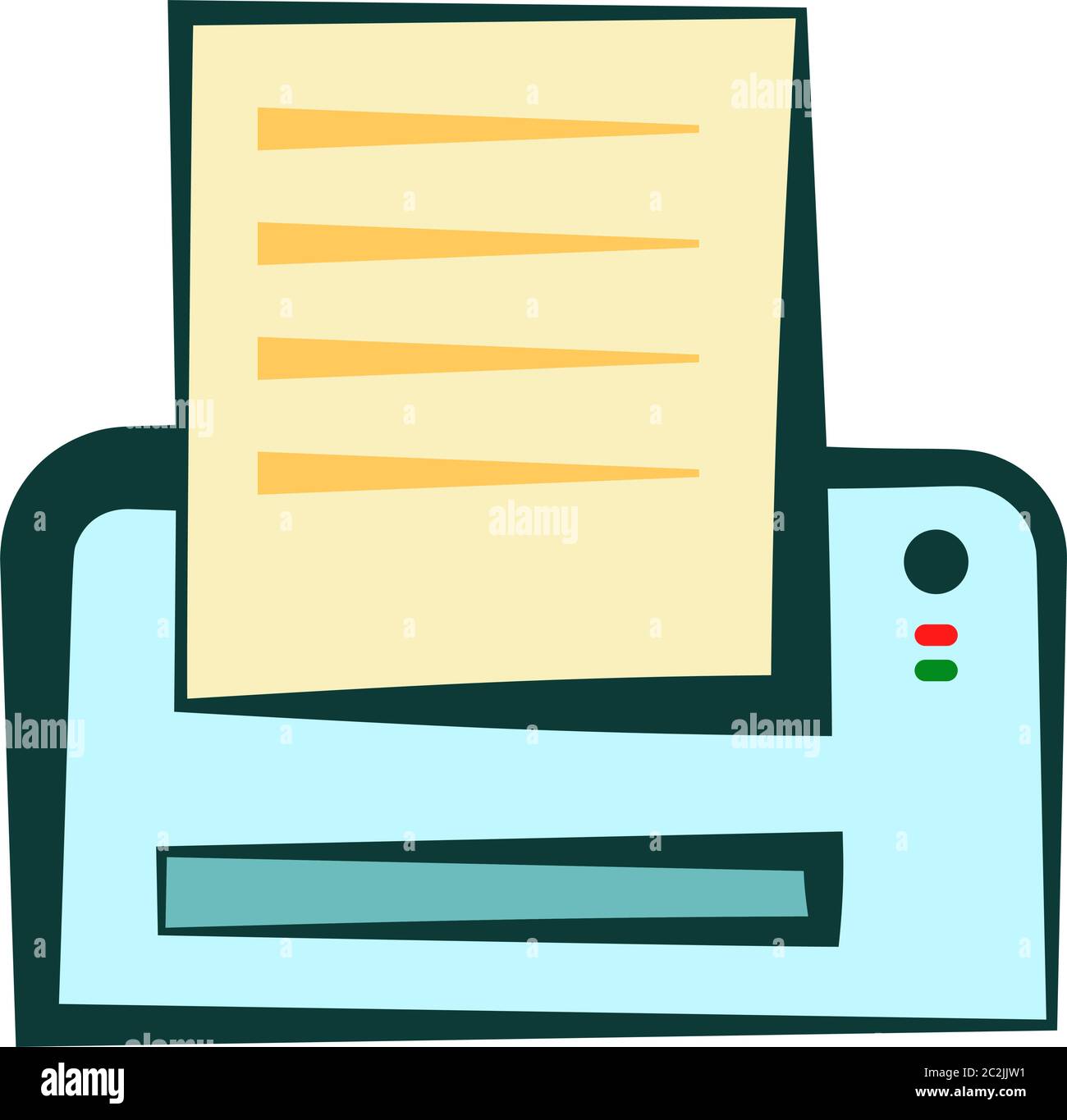 Printer Icon, Ink Jet, Laser Printer Vector Art Illustration Stock ...