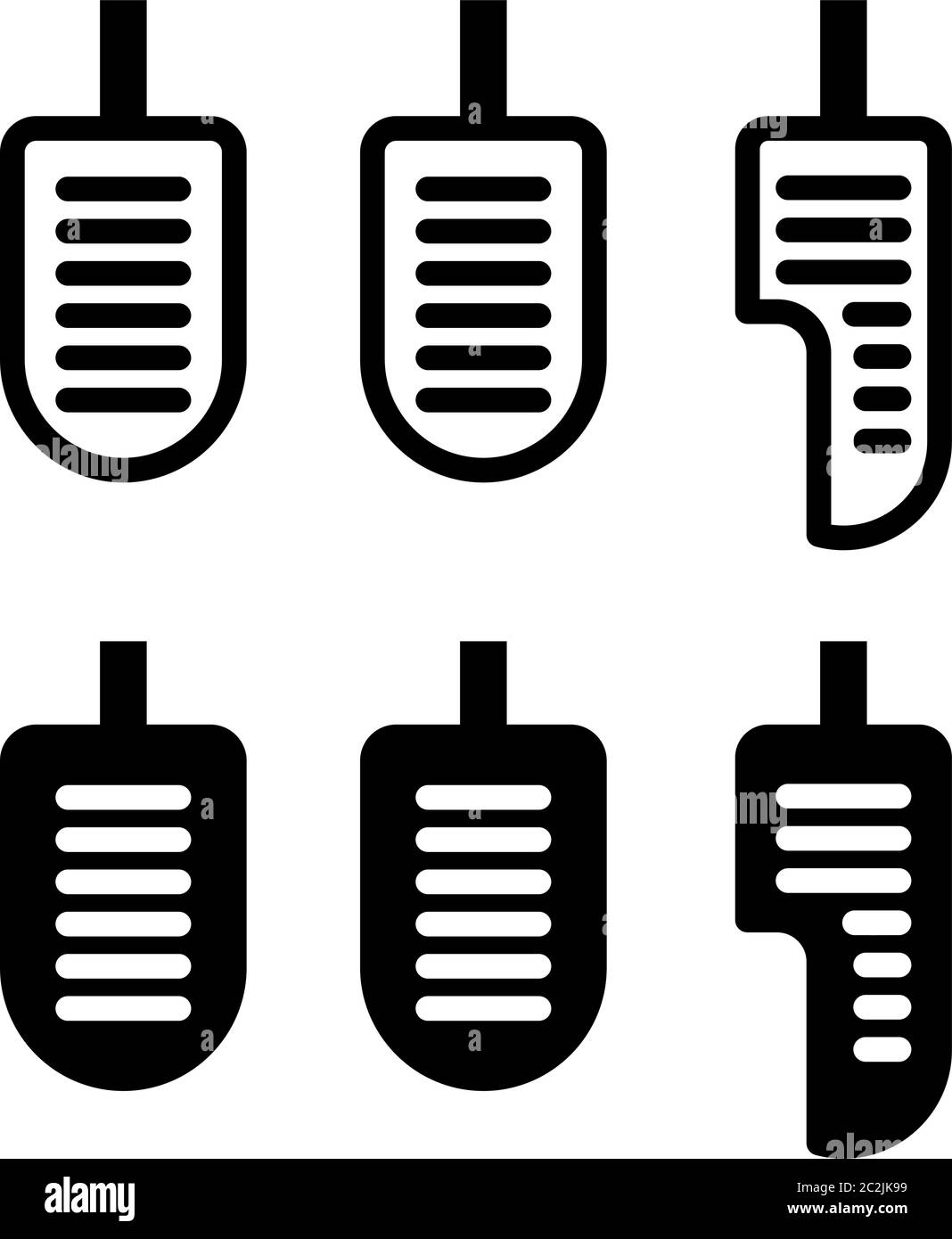 Car Pedal Icon Vector Art Illustration Stock Vector Image & Art - Alamy