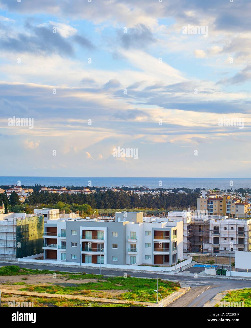 Paphos residential area hi-res stock photography and images - Alamy