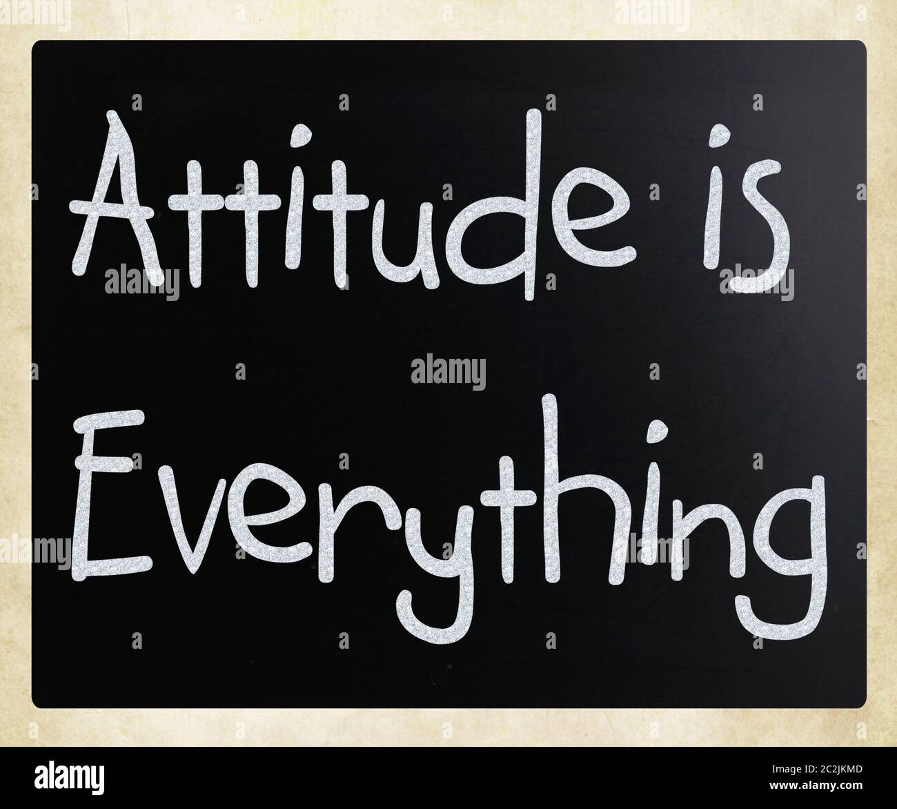 Attitude is Everything Stock Photo - Alamy