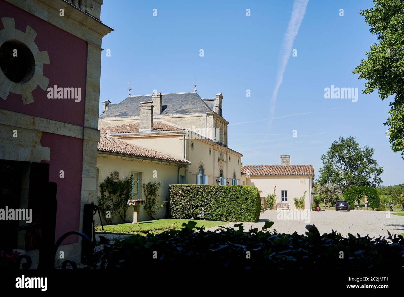 Chateau Siran exterior, Bordeaux, France Stock Photo - Alamy