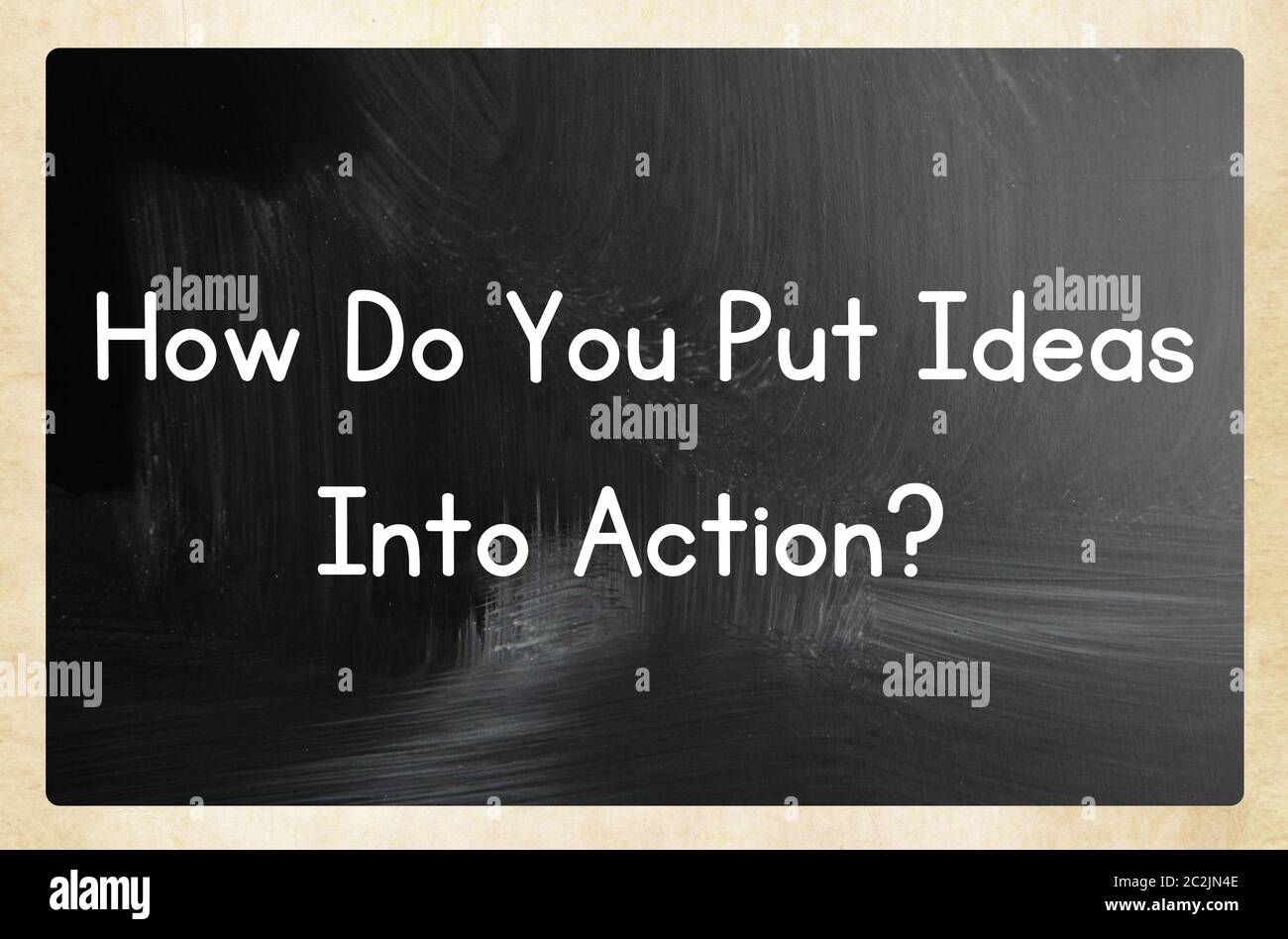 how do you put ideas into action Stock Photo - Alamy