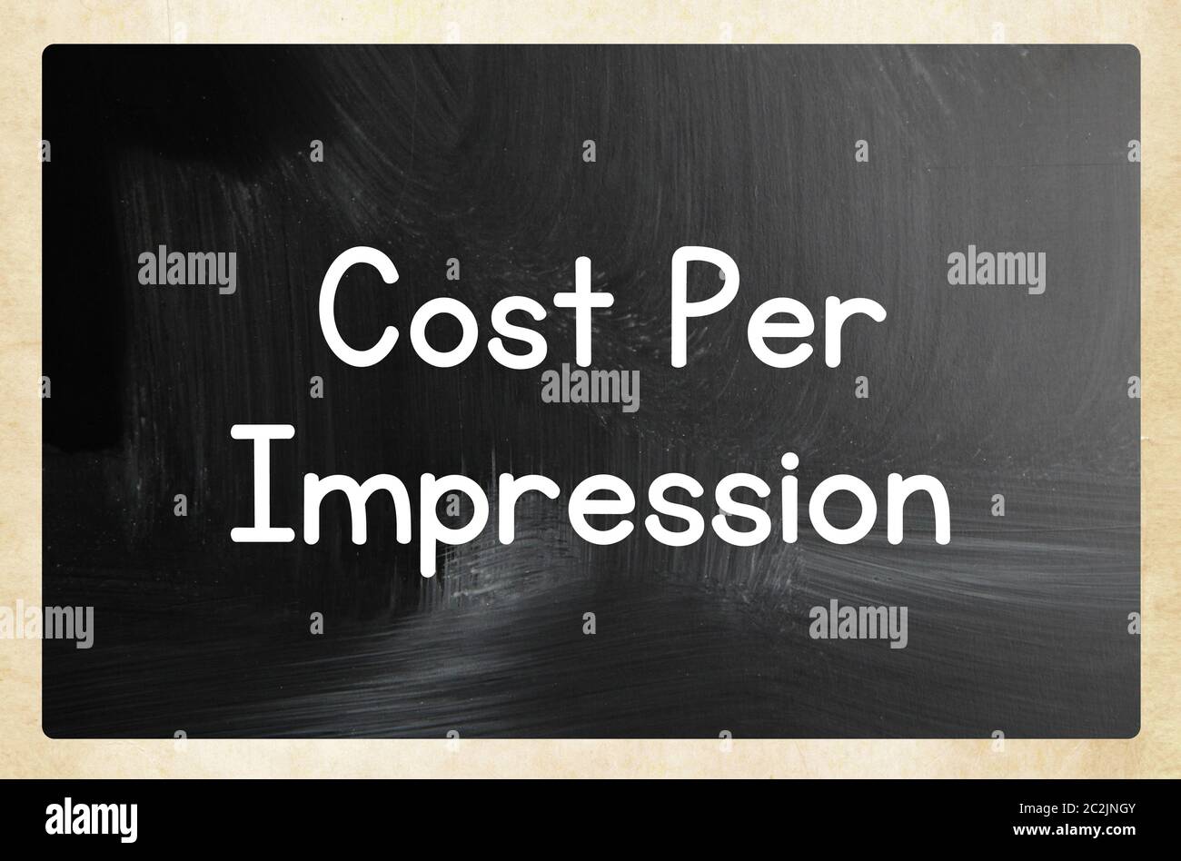 cost per impression Stock Photo - Alamy