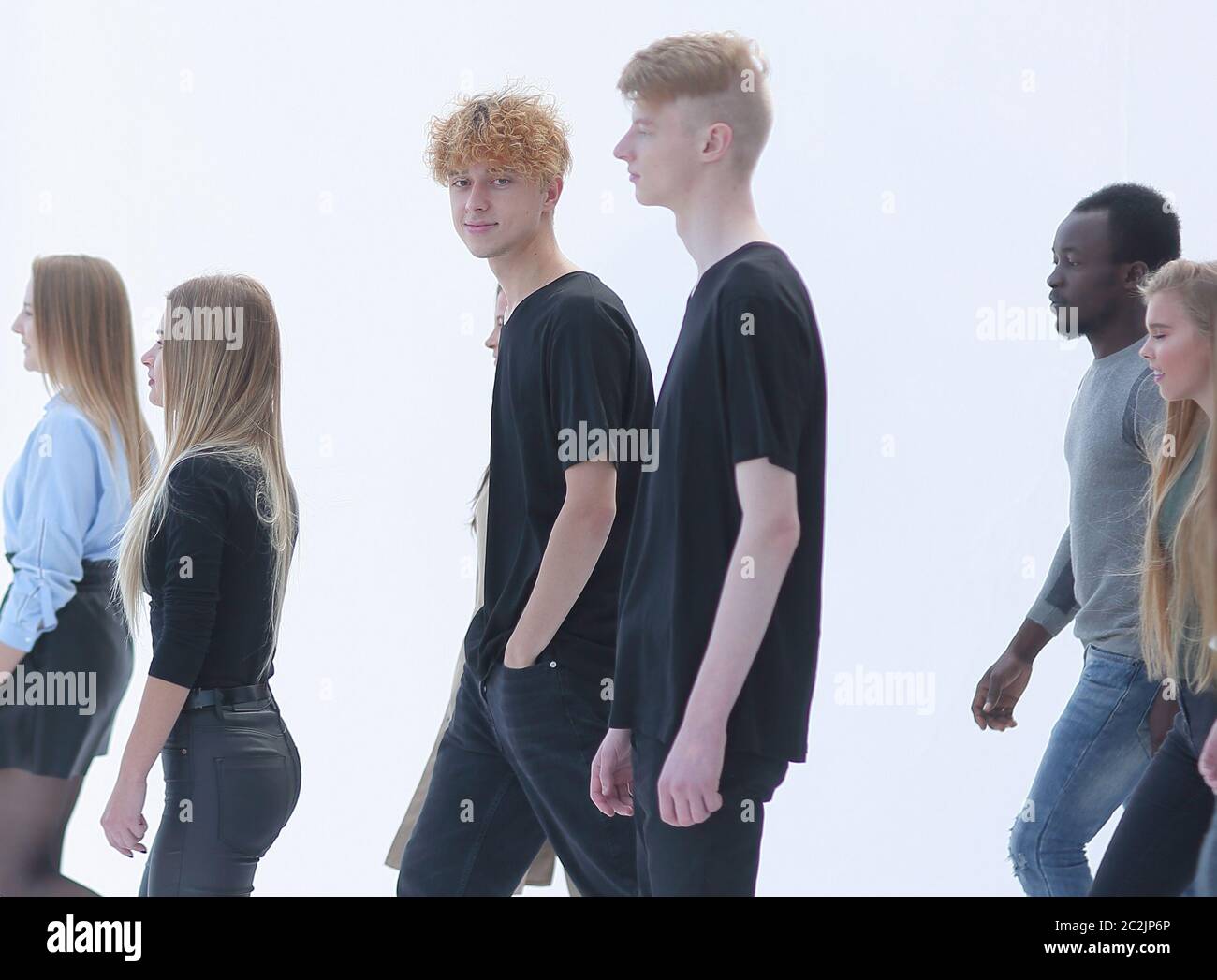 Stepping towards each other hi-res stock photography and images - Alamy