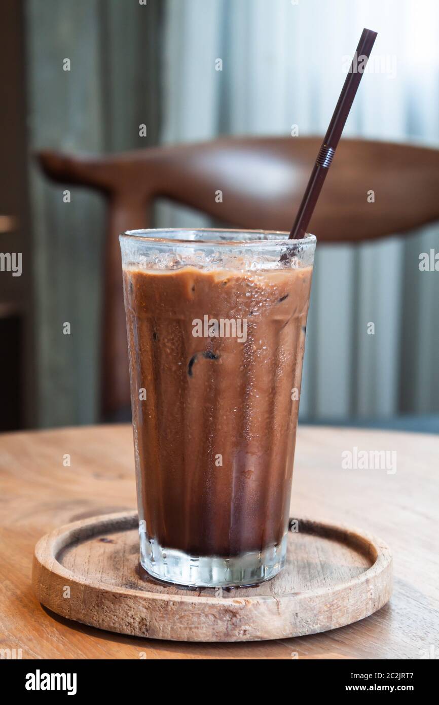 Iced coffee in coffee shop, stock photo Stock Photo - Alamy