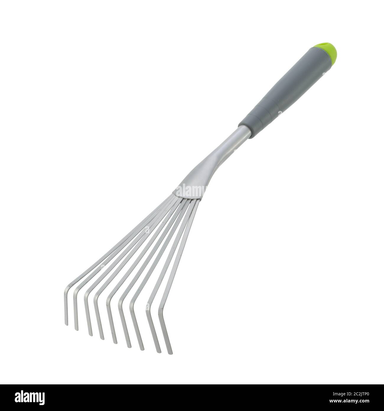 A garden rake isolated on white with clipping path Stock Photo - Alamy