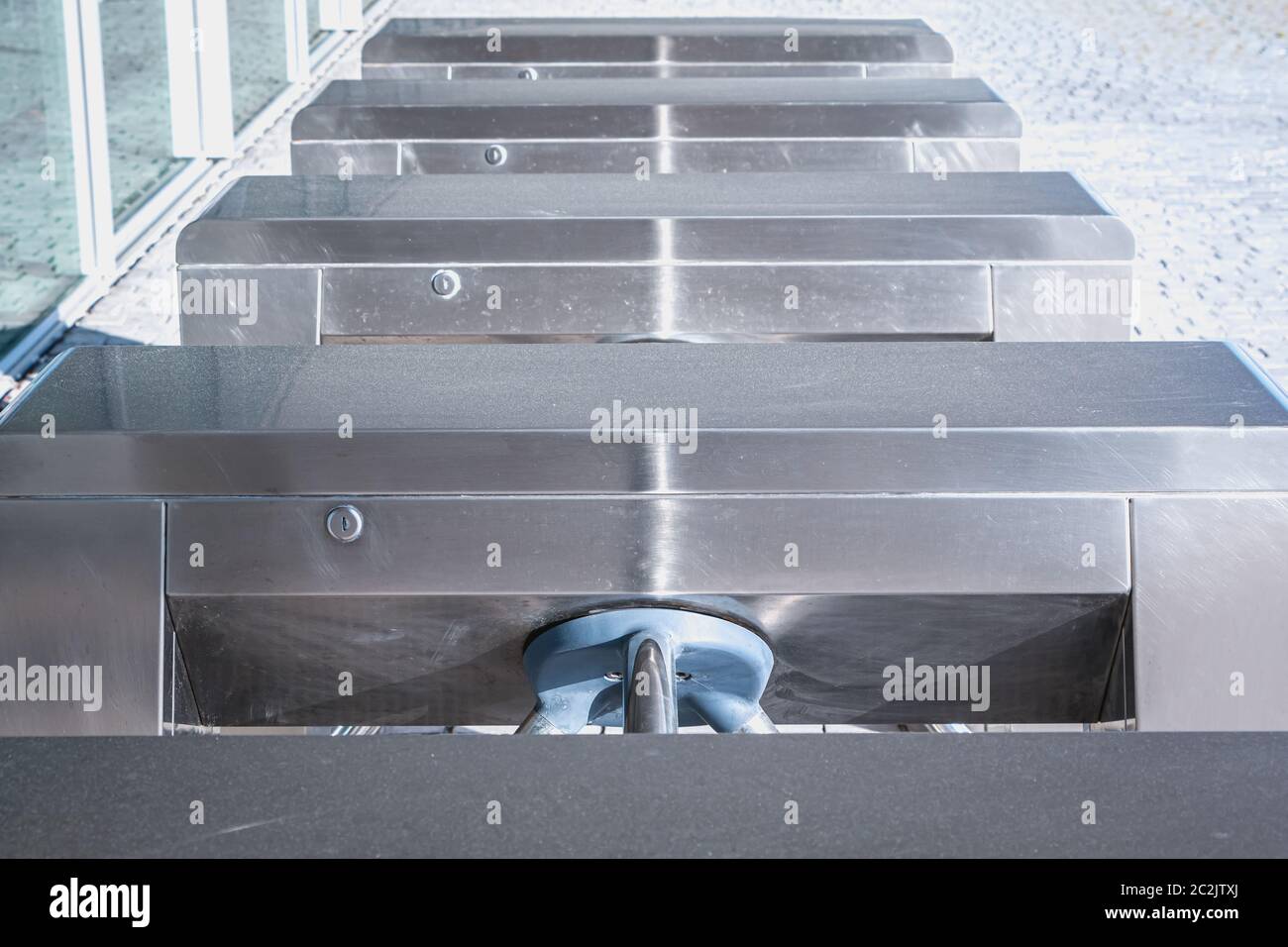 Turnstile. Checkpoint. Automatic access control. Access system to the ...