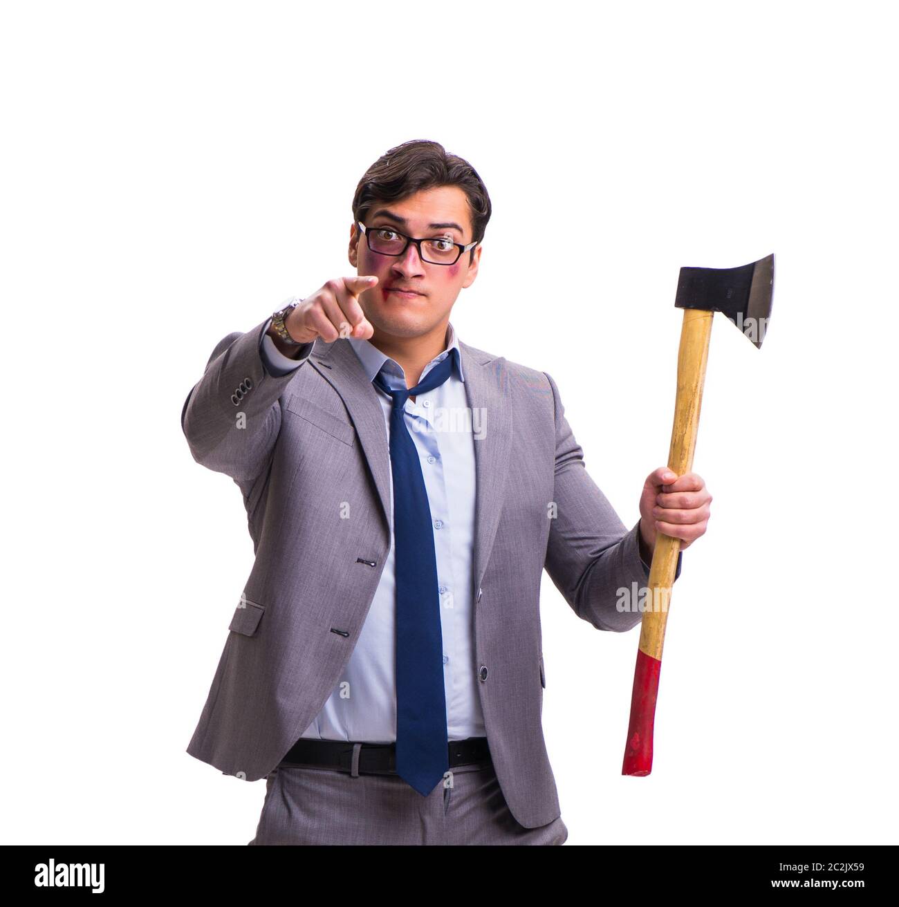 Angry Holding Axe High Resolution Stock Photography and Images - Alamy