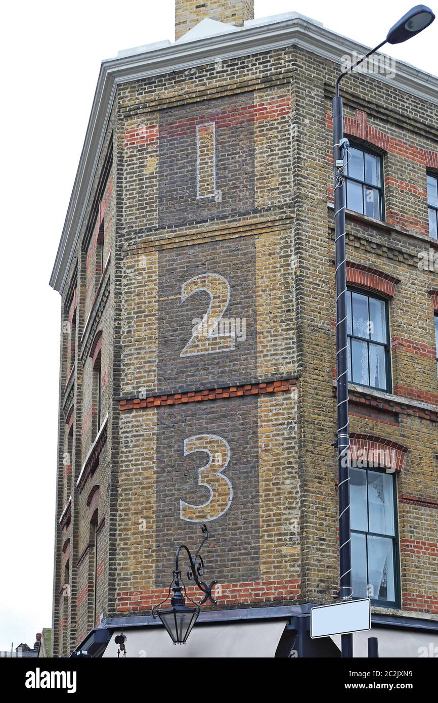 Numbers of brick hi-res stock photography and images - Alamy