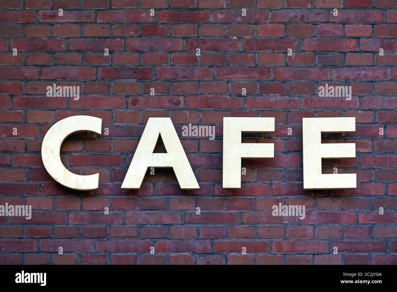 Cafe sign letters hi-res stock photography and images - Alamy