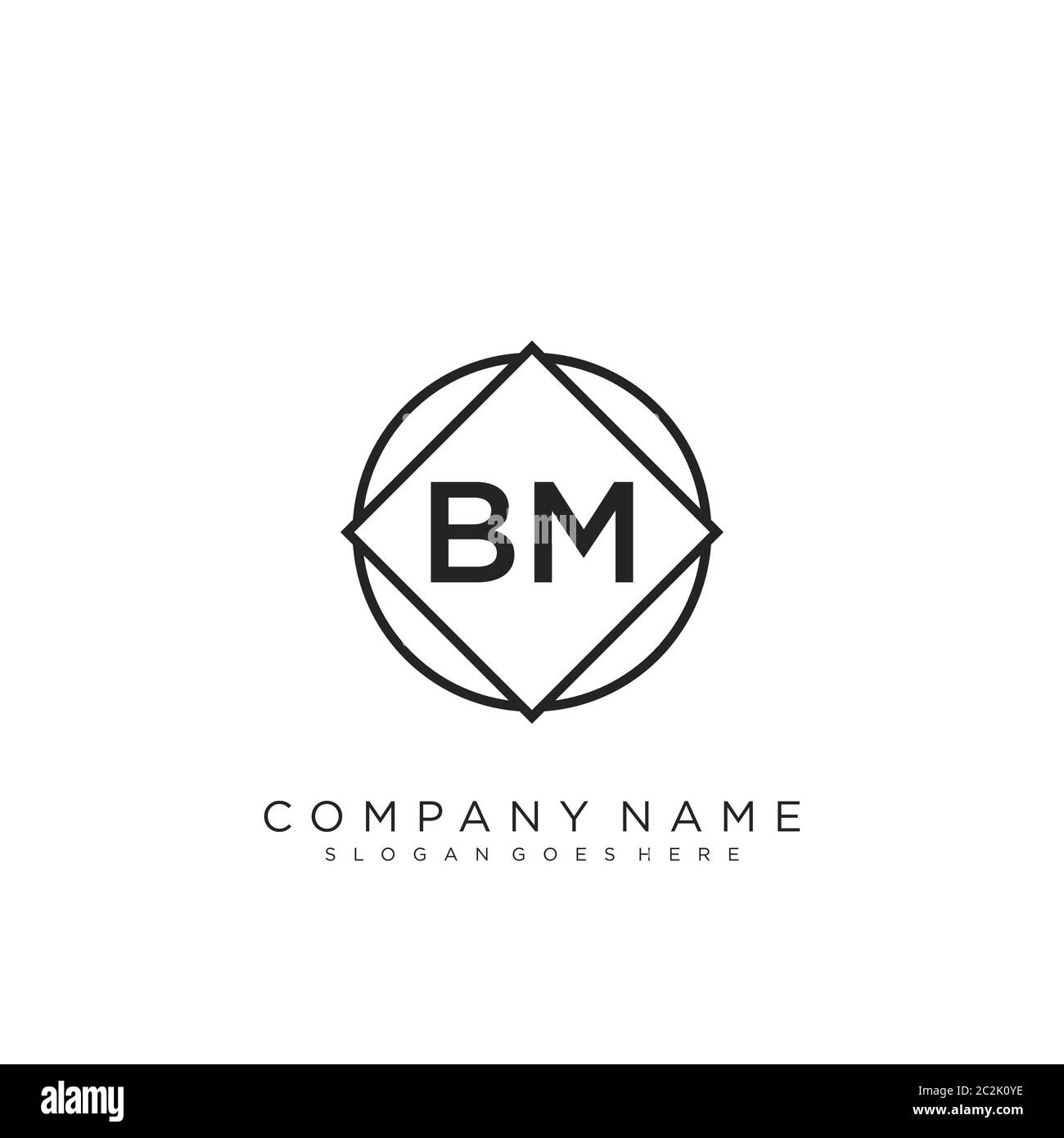 Letter bm vector vectors hi-res stock photography and images - Alamy