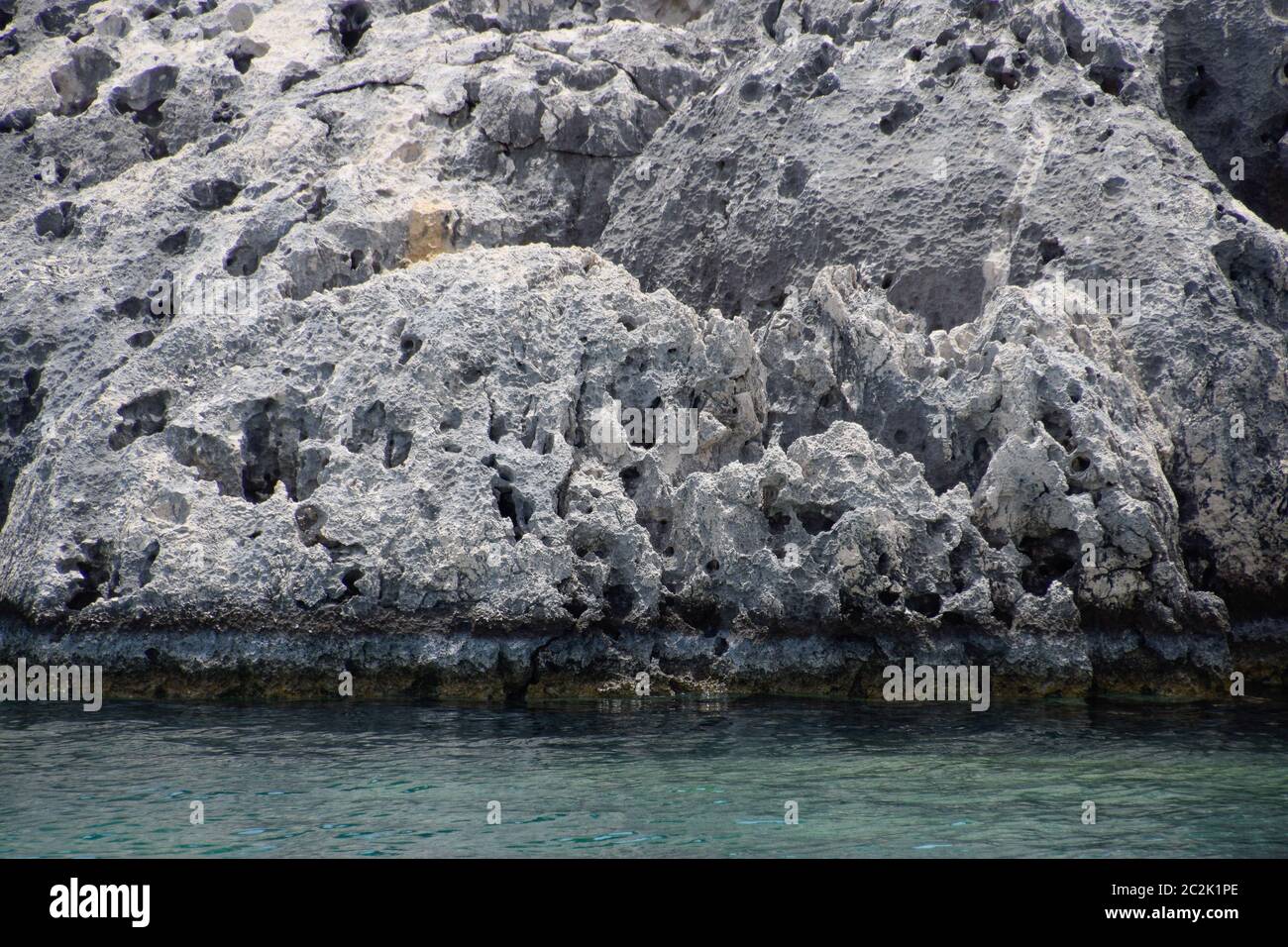 Mediterranean water of antalya turkey rocky cliffs hi-res stock ...