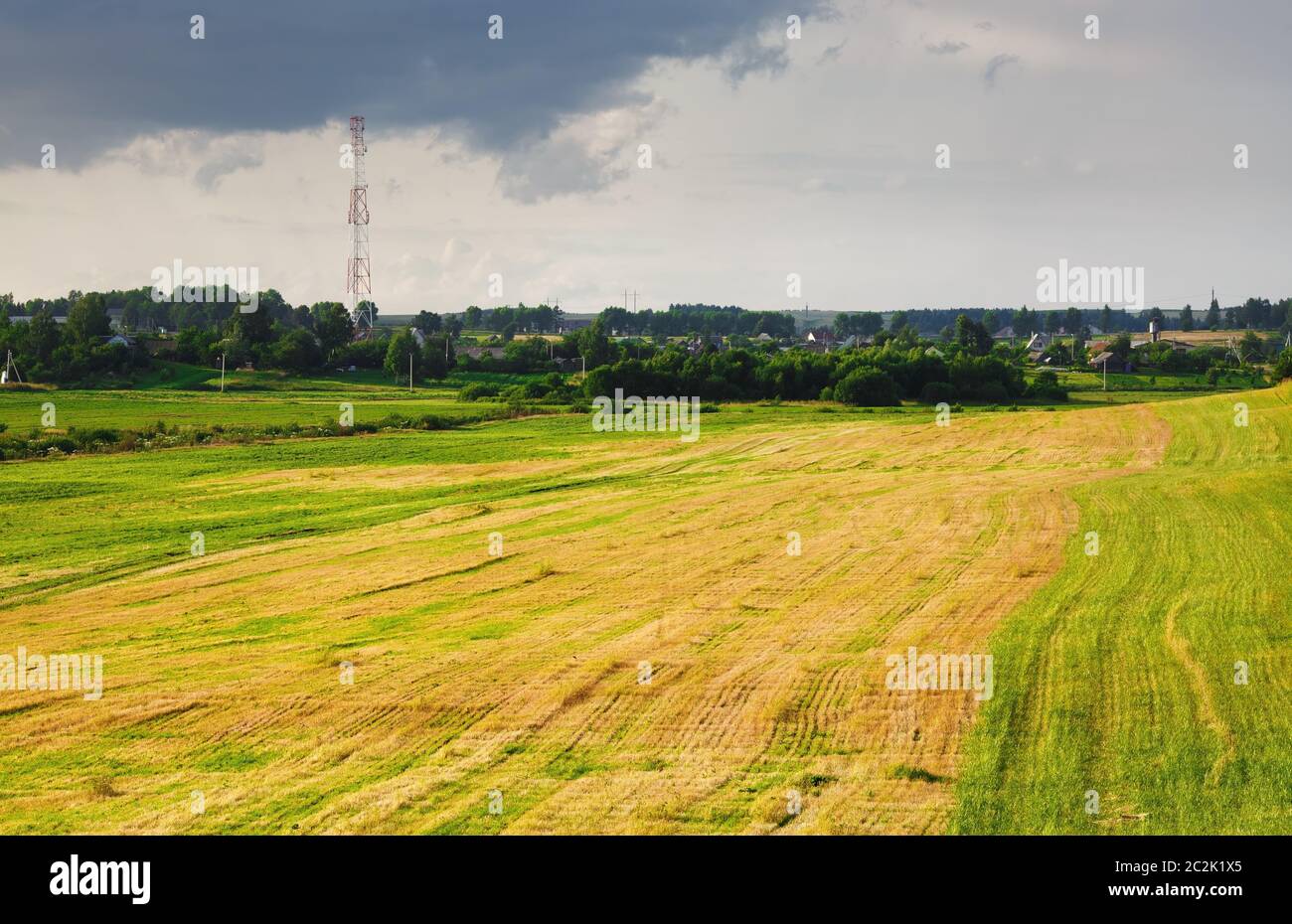 Scenic rural landscape Stock Photo - Alamy