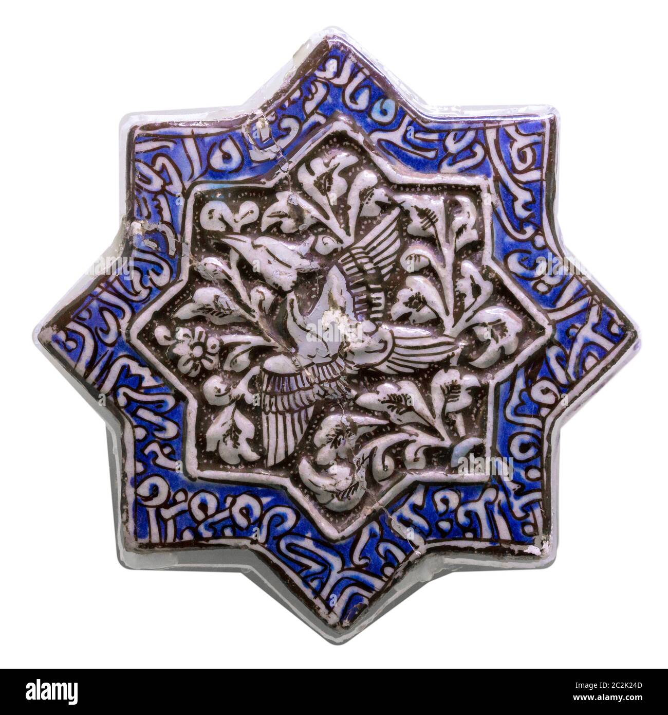 Amcient islamic motif structural design with star emblem for textural ...