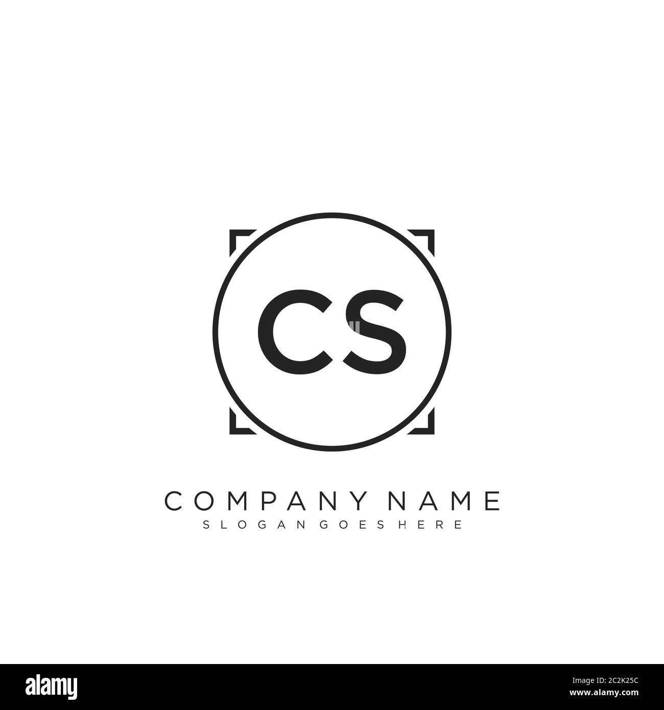 Initial cs logo hi-res stock photography and images - Alamy
