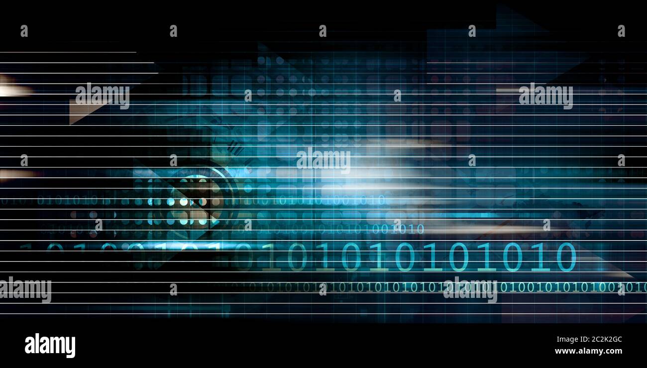 Business Services as a Technology Concept Art Abstract Stock Photo - Alamy