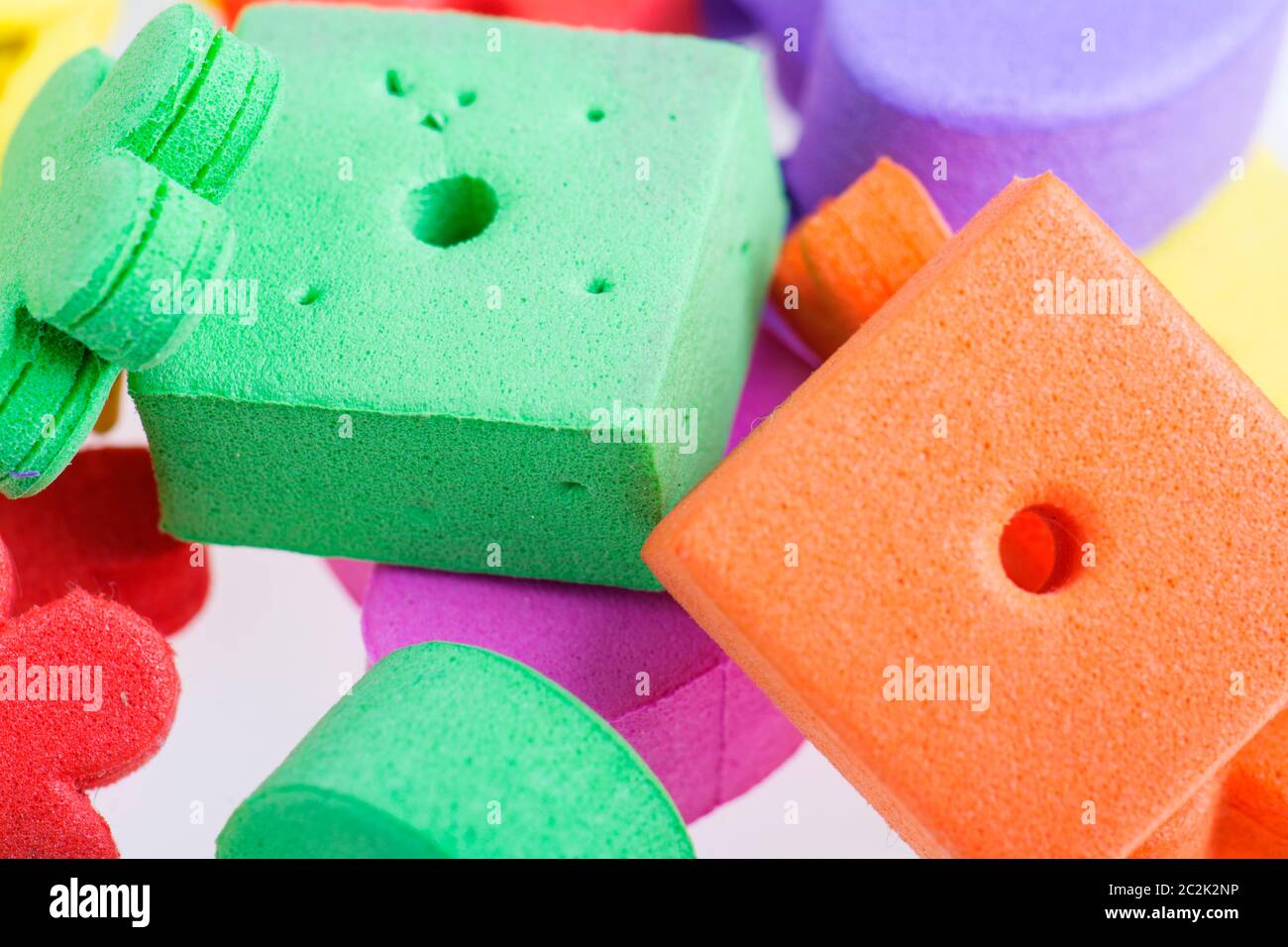 a colorful foam puzzle Stock Photo - Alamy