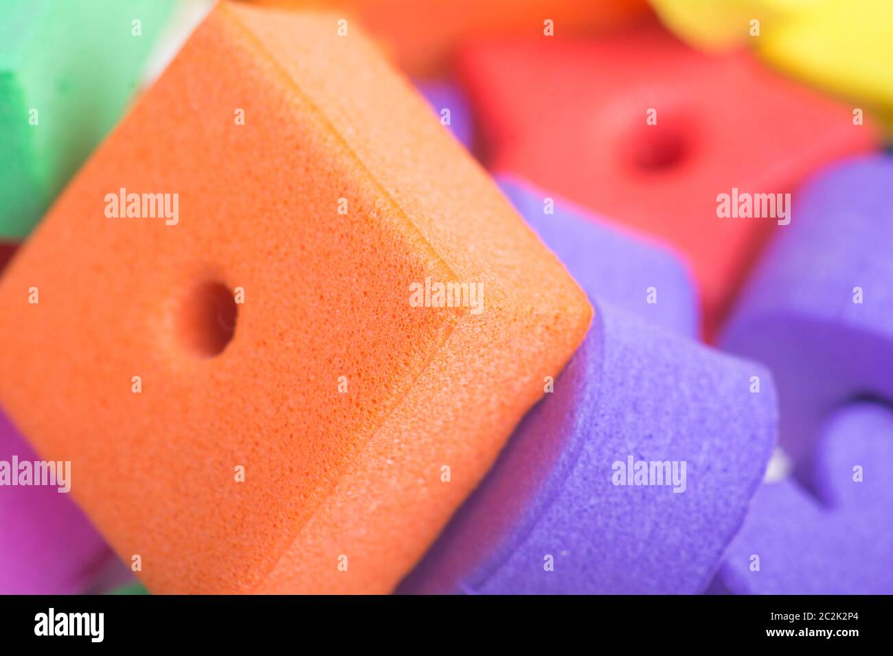 a colorful foam puzzle Stock Photo - Alamy