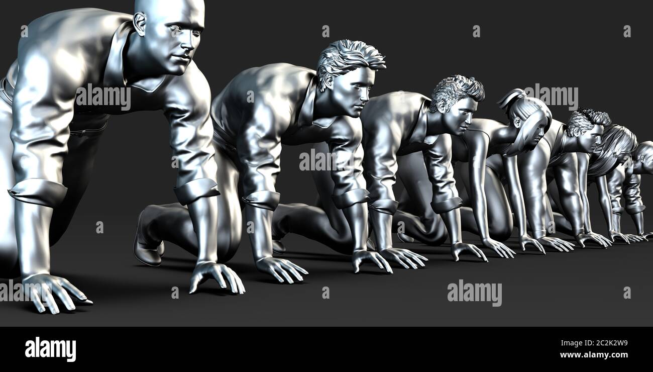 Empowered Business Team Ready for Success Concept Stock Photo - Alamy