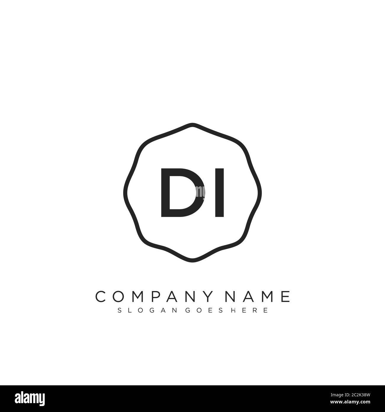 Beauty logo vector vectors Cut Out Stock Images & Pictures - Alamy