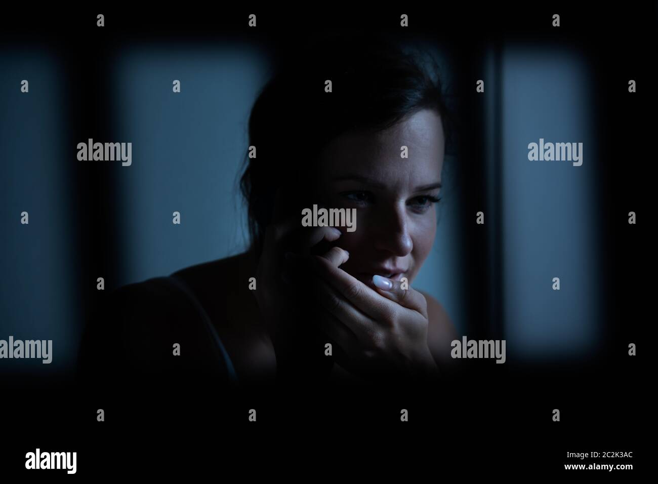 Using cell phone in jail hi-res stock photography and images - Alamy