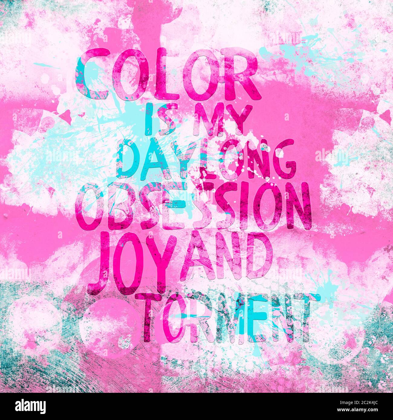 digital created design with text color is ma day long obsession joy and ...