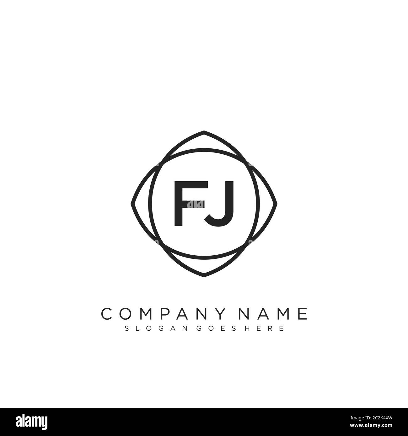Fj logo vector vectors hi-res stock photography and images - Alamy