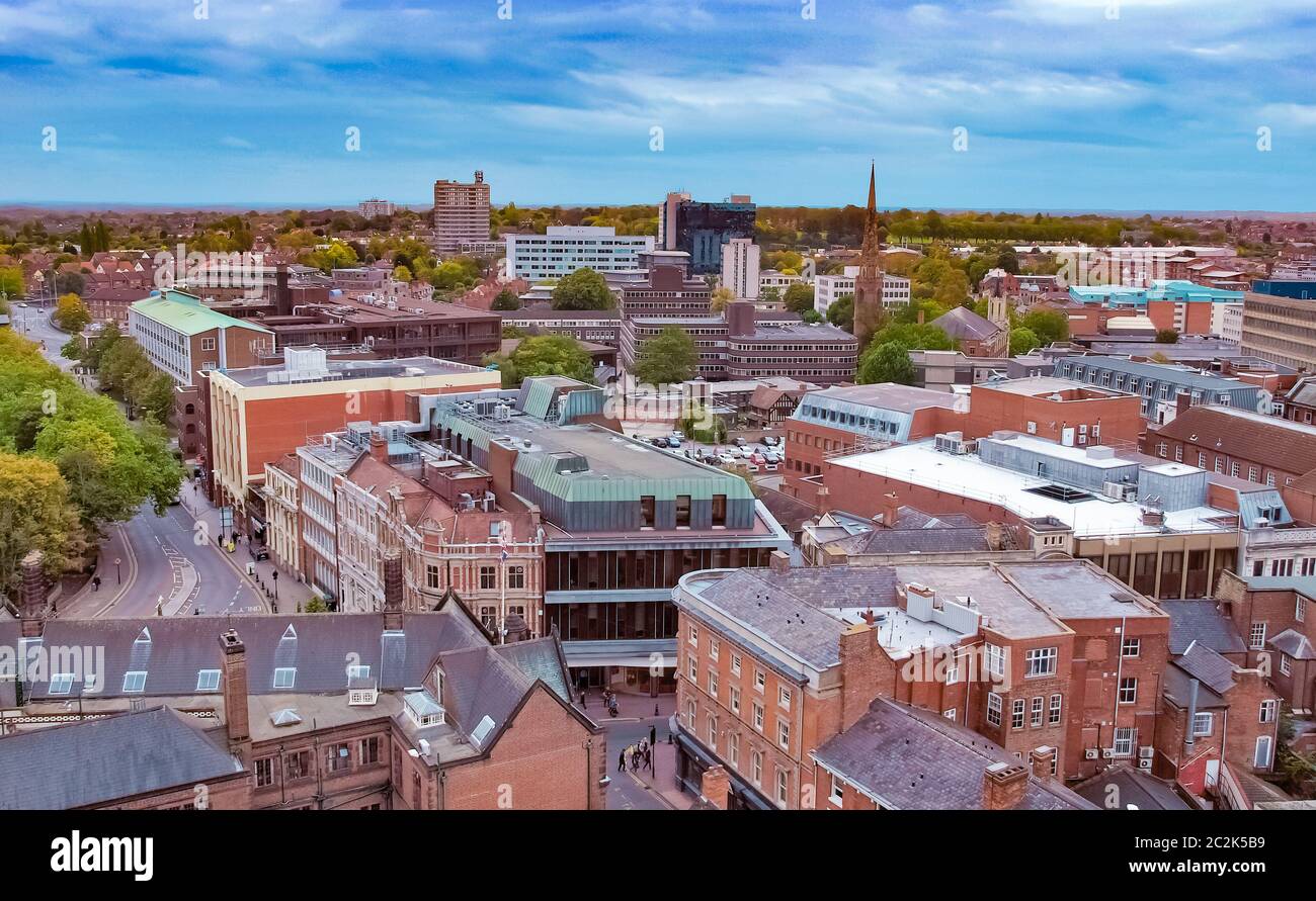 Panoramic view of the city of Coventry, England, UK Stock Photo - Alamy