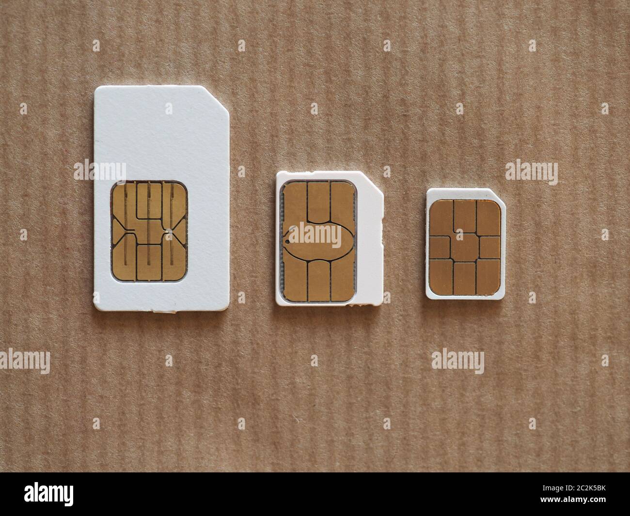 Mini, micro and nano sims for mobile phone Stock Photo - Alamy