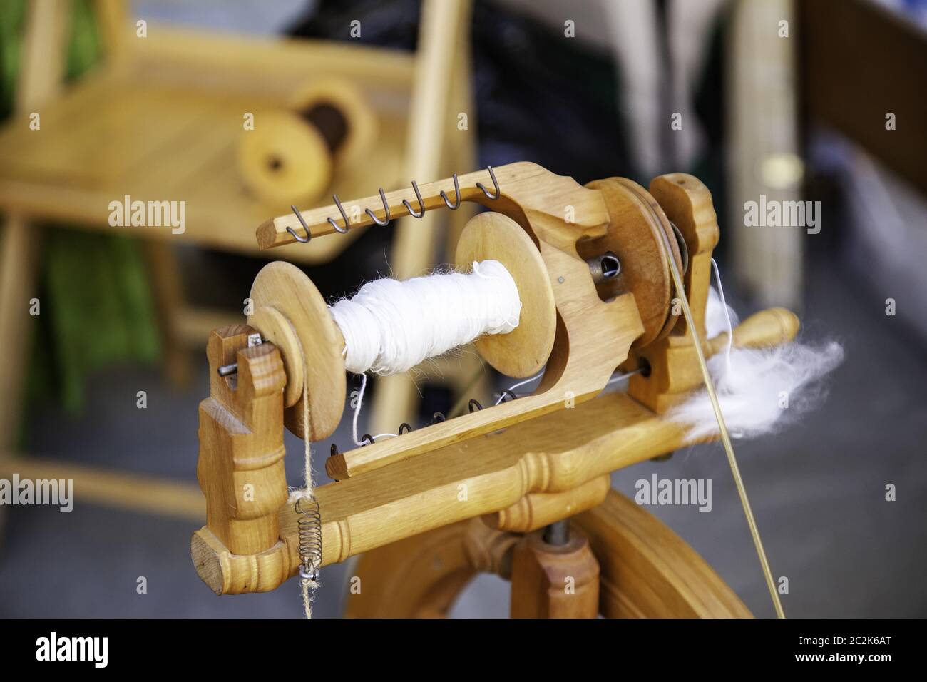 Spinning cotton distaff hi-res stock photography and images - Alamy