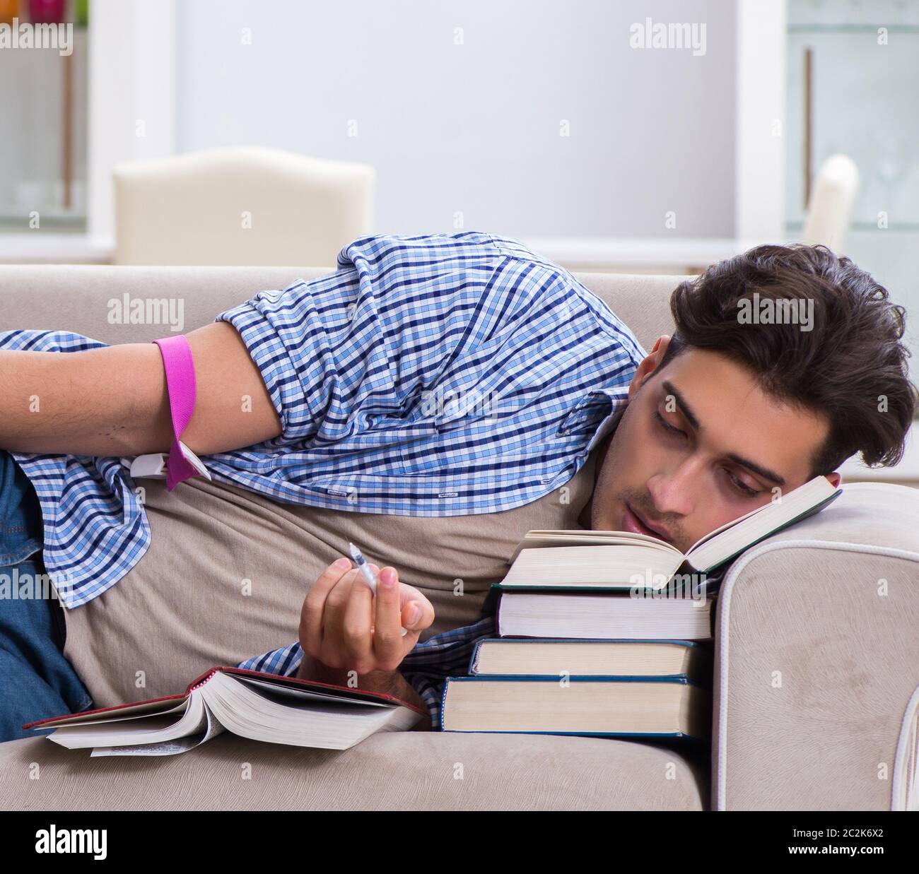 Young student suffeting from drug addiction Stock Photo - Alamy