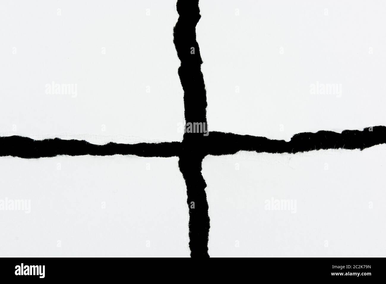 tear white paper pieces of paper on black background Stock Photo - Alamy