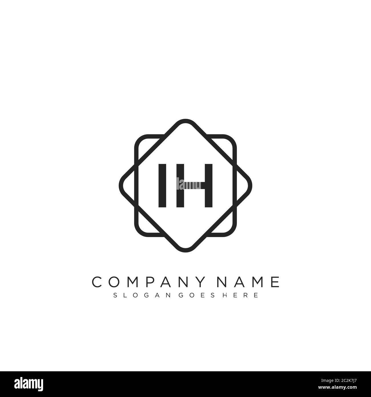 Ih logo vector vectors hi-res stock photography and images - Alamy