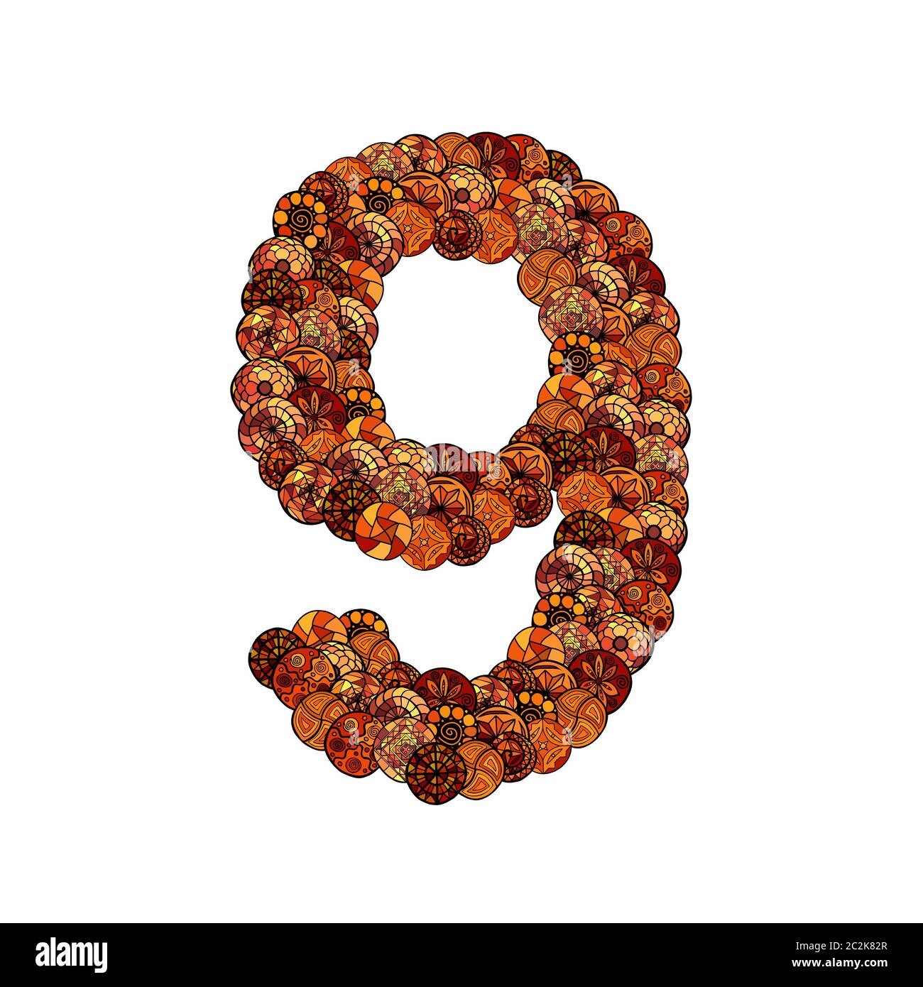 Nine elements Cut Out Stock Images & Pictures - Alamy