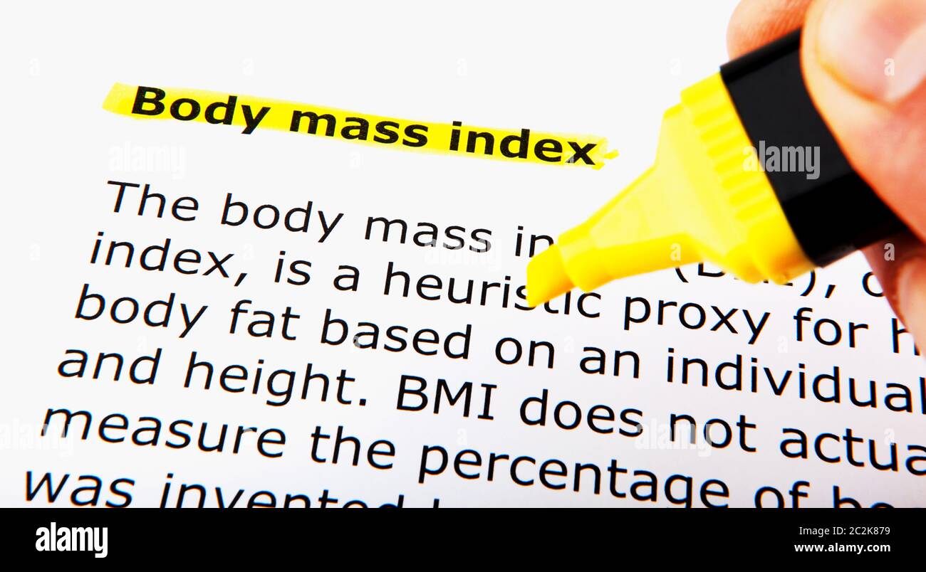 Body Mass Index Stock Photo - Alamy
