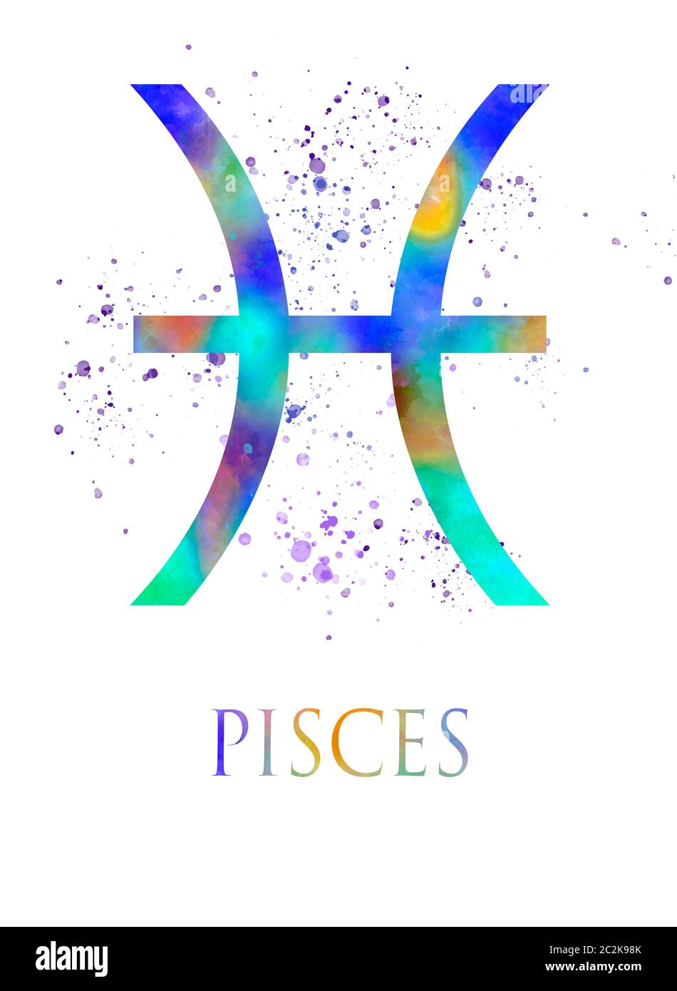 Pisces astrology Cut Out Stock Images & Pictures - Alamy