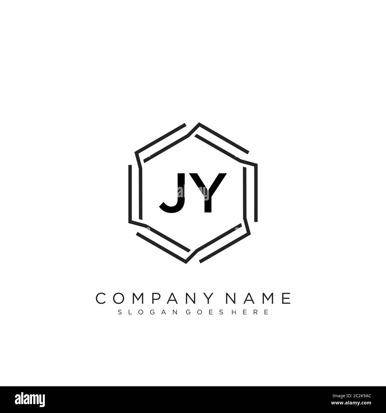 Letter jy logo hi-res stock photography and images - Alamy