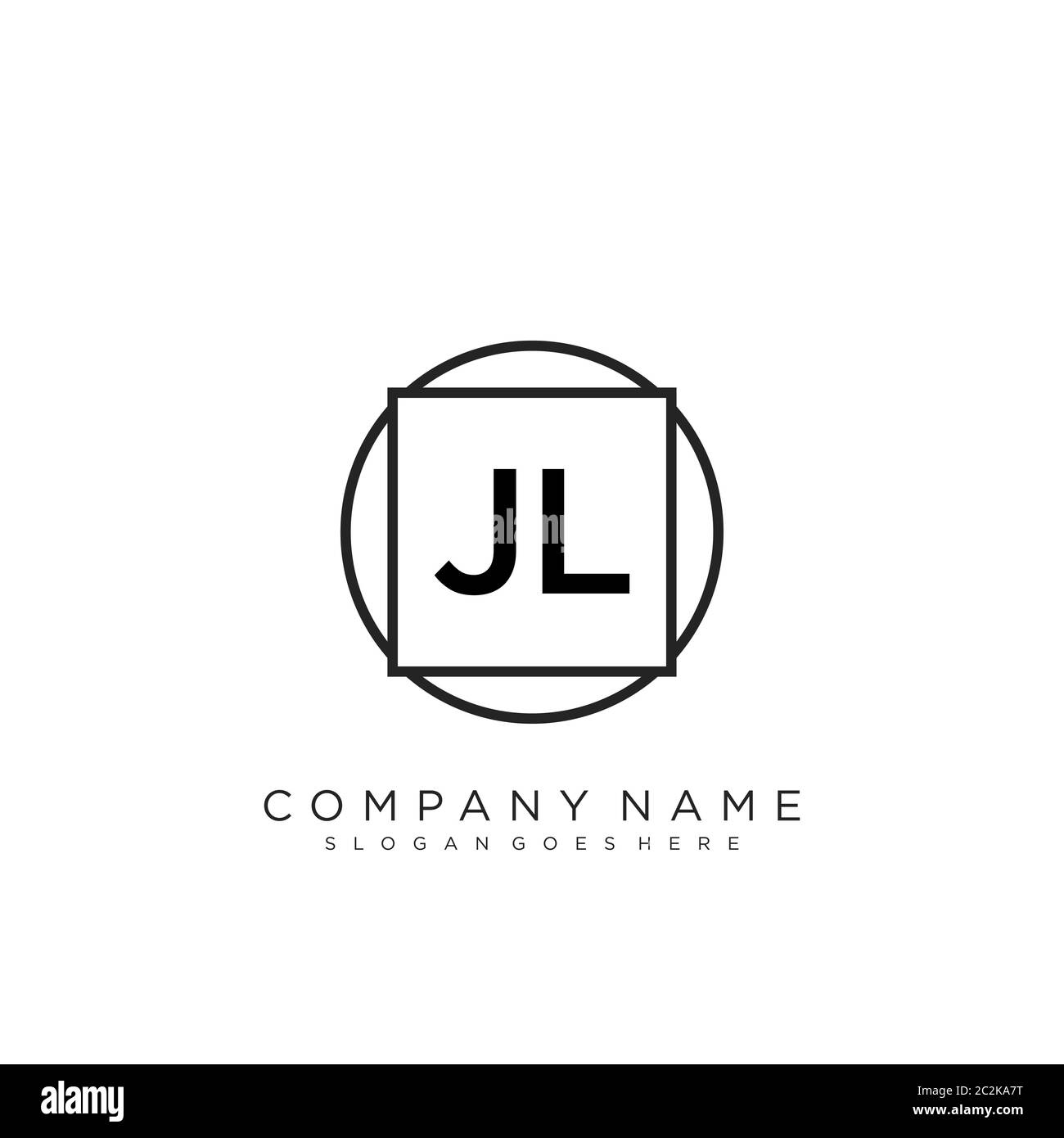 Letter jl vector vectors hi-res stock photography and images - Alamy