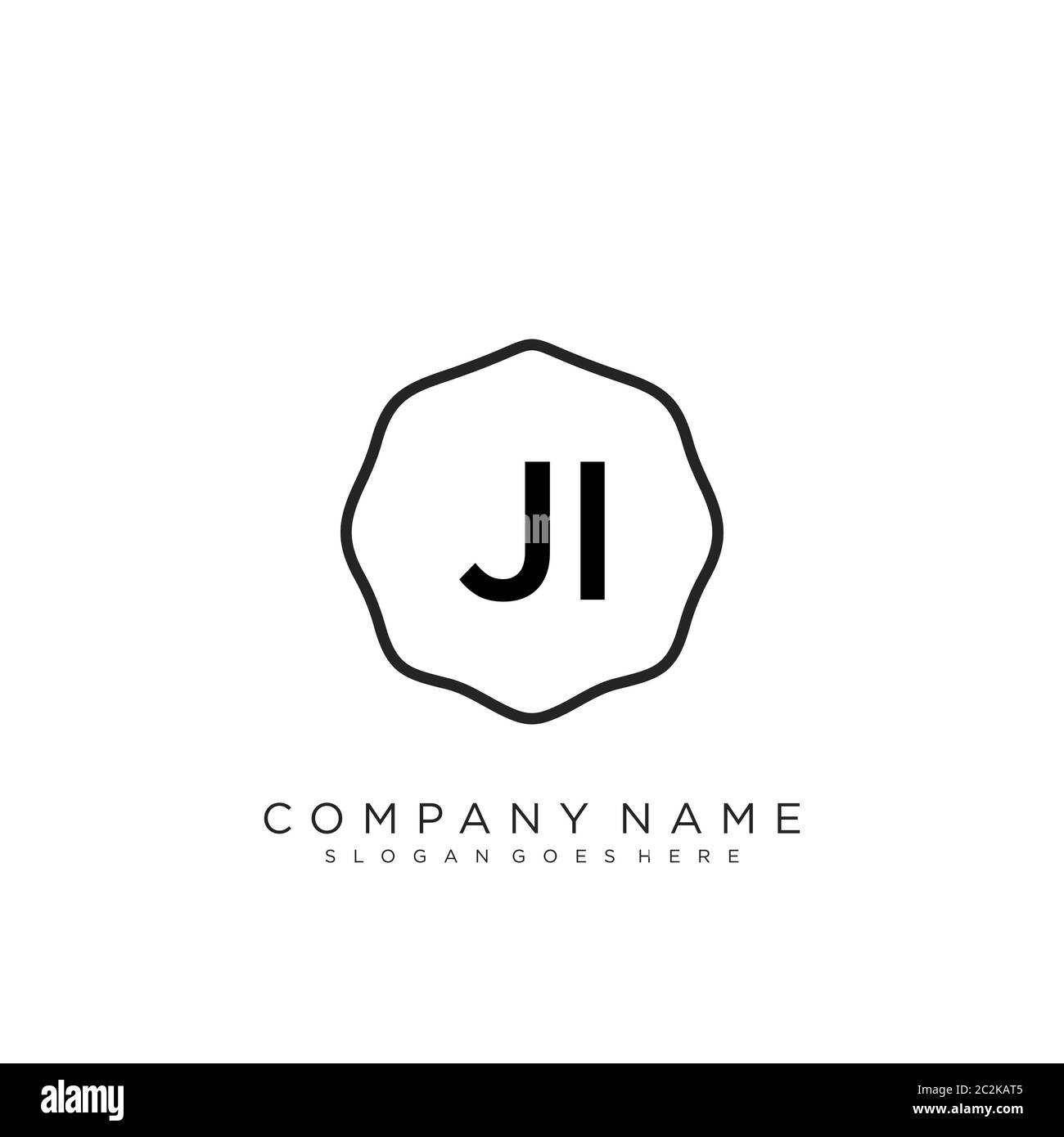 Ji logo vector vectors hi-res stock photography and images - Alamy
