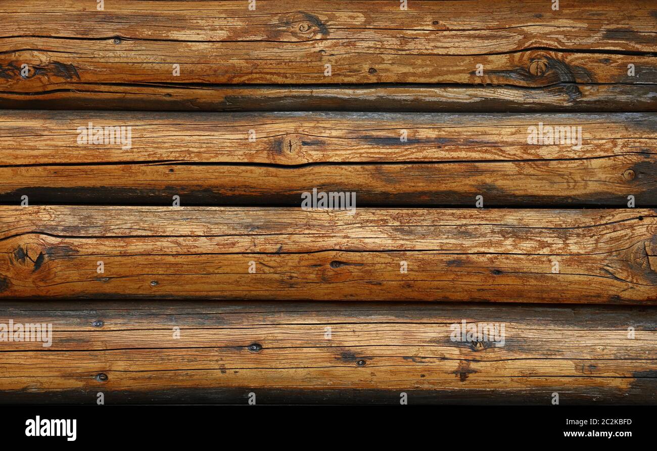 Close up background texture of weathered rustic antique vintage wooden ...
