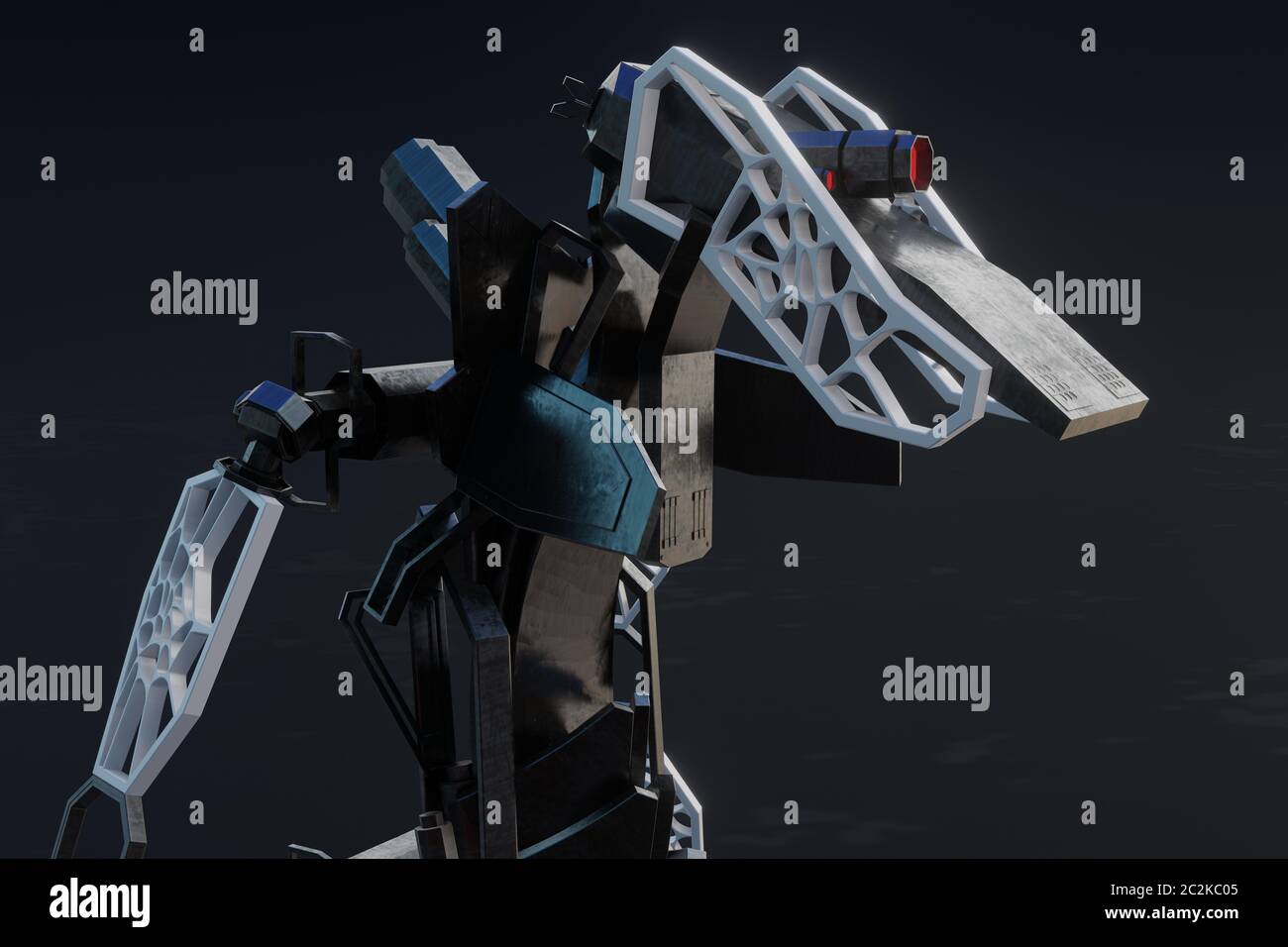 Generative robot - 3D Illustration Stock Photo - Alamy